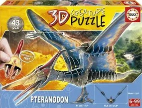 EDUCA 3D puzzle Pteranodon / 43 dílků / od 6 let