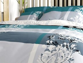 Polybavlněné povlečení LUXURY tyrkysové Rozměr povlečení: 70 x 90 cm | 140 x 200 cm