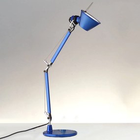 Artemide Tolomeo Micro stolní lampa, kovově modrá