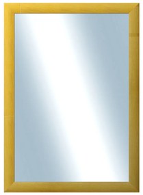 DANTIK - Zarámované zrcadlo - rozměr s rámem cca 50x70 cm z lišty LEDVINKA žlutá (1439)