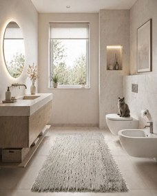 BO-MA, Koupelnová předložka Rabbit New taupe, 60x90, hnědá, koupelna