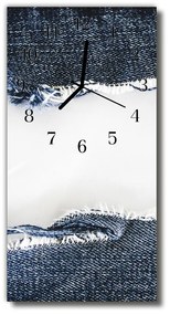 Nástěnné hodiny vertikální Umělecké barevné plátno