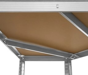 Skladový regál rohový REBEL RB-1254 180x40x70, kovový zinkovaný