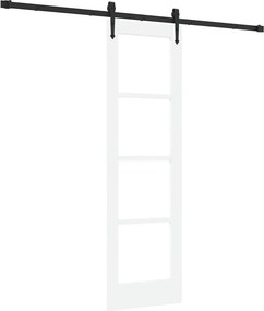 Posuvné dveře ORKDAL 61 x 198,5 cm Masivní borové dřevo a sklo 3332462