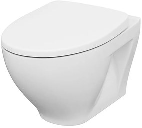 Cersanit Moduo CleanOn závěsná wc mísa + antibakteriální toaletní sedátko z duroplastu, K701-262