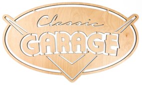 Dřevěná dekorace Classic garage