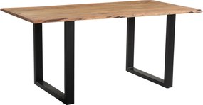 XXXLutz JÍDELNÍ STŮL, akácie, černá, barvy akácie, 160/85/76 cm Linea Natura - 002193002201