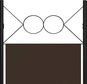 vidaXL 5dílný skládací paraván 200 x 180 cm [320708] Barva: Bílá