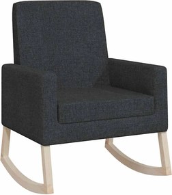 Houpací křeslo černé textil 329417