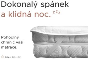 Nepropustný chránič matrace PROŠÍVANÝ na postýlku 60 x 120 cm