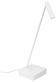Stolní lampička s možností nabíjení telefonu E-lamp  Stolní lampička s nabíjením telefonu E-lamp Table Barva: Bílá