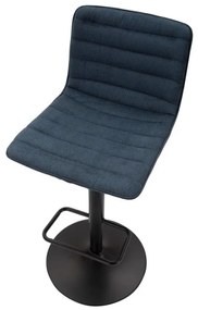 Designová barová otočná židle Camaxtli modrá