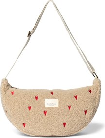Studio Noos Taška Teddy Adult Fanny Pack Ecru Hearts