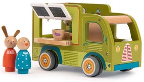 Dřevěné autíčko La Grande Famille Food Truck – Moulin Roty