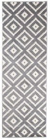 Kusový koberec Remund šedý atyp 100x500cm