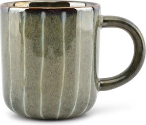 Tmavě zelený kameninový hrnek 500 ml Muggies – Salt&amp;Pepper