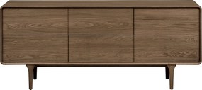 House Nordic Komoda DARWIN tmavě hnědá 180×45 cm 3150101