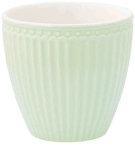 GreenGate porcelánový hrnek na latté Alice Pale Green 300ml