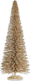 X-MAS Dekorační jedle třpytivá 60 cm - zlatá