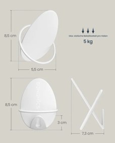 Set čtyř háků na oblečení LCR039W01 (4 ks)