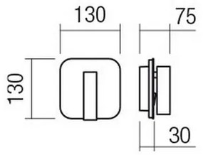 Redo 01-2977 - LED Nástěnné svítidlo QUDA LED/6W/230V + LED/3W CRI 90 USB zlatá