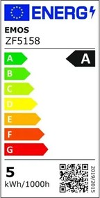 GP MET LED žárovka A60 E27 5W neutrální bílá / LED žárovka / 1060 lm /