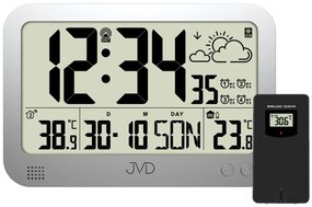 JVD RB3565.2 - Rádiem řízené hodiny s mnoha užitečnými funkcemi