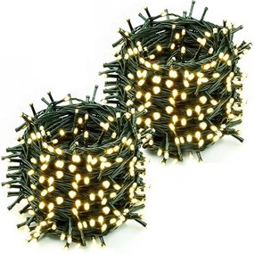 Vánoční světýlka vnitřní teplá bílá 300 LED
