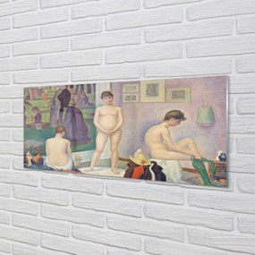 akrylový obraz Umění malované modely 120x60 cm