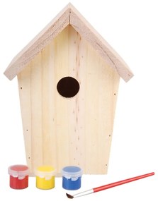 Dřevěná ptačí budka s barvami Esschert Design