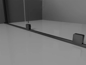 Mexen Velar, podlahová lišta na dveře 200 cm, černá matná, 871-06-70