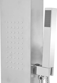Sprchový panel set z nerezové oceli s čtvercovým designem 142371