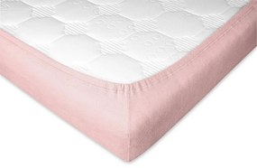 Dadka Froté prostěradlo pudrové A  Froté prostěradlo pudrové 90x180x20 cm