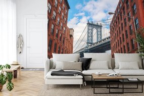 Fototapeta Bridge In New York City Strukturální vinyl 104x70.5