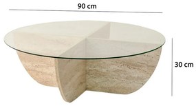 Konferenční stolek Lily Walnut