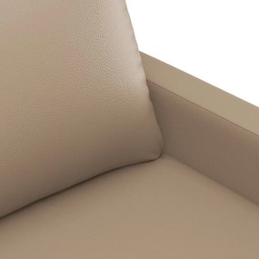 4dílná sedací souprava s poduškami cappuccino umělá kůže 3201407