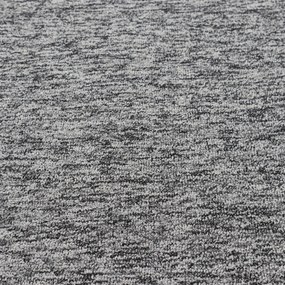Spoltex, Metrážový koberec Artik New 025 šedý, na míru, šíře 1m,2m,4m, šedá, filc, chodba / předsíň