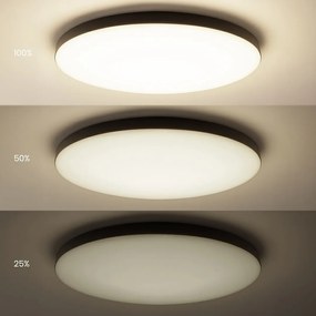 Stropní LED svítidlo Siena, 1x LED 80w, 3000-6000k, 3CCT, b, s ovladačem