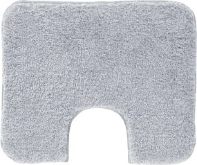 GRUND Koupelnová předložka MELANGE stříbrná Rozměr: 50x60 cm s výřezem pro WC
