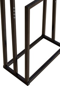 Tutumi Tutumi, 3-ramenný kovový stojan na ručníky 600x260x1000 mm 391840, černá matná, HOM-01003