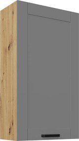 LUNA du | horní skříňka 60 G-108 1F s policemi | 60 cm | EXTRA VYSOKÁ | UNI dvířka | artisan/šedá