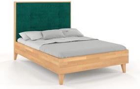 Buková postel s čalouněným čelem - Frida,   ,  140x200 cm