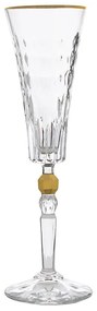 BOHEMIA PRESTIGE CONTE GOLD SKLENICE NA ŠAMPAŇSKÉ 170ML SADA 6 KS