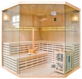 BPS-koupelny Finská sauna Relax  200x200, 5-6 osob