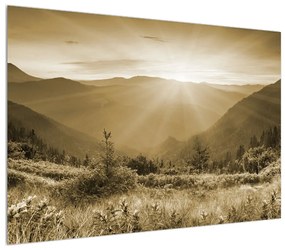 Obraz horské krajiny (100x70 cm)