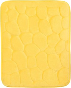 Protišmyková kúpeľňová predložka 3D 0133 yellow, 50x80, žltá, kúpeľňa, BO-MA