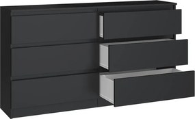 FALCO Komoda Malvína M6 140 černá