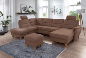 XXXLutz SEDACÍ SOUPRAVA, textil, hnědá Sit & More - Sedací soupravy - 00014401972D