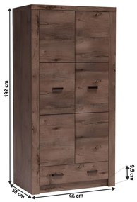 Kondela Skříň, jasan tmavý, INFINITY I-01