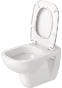 Duravit 45350900A1 - Závěsné WC s prkénkem D-CODE keramika/lesklá bílá